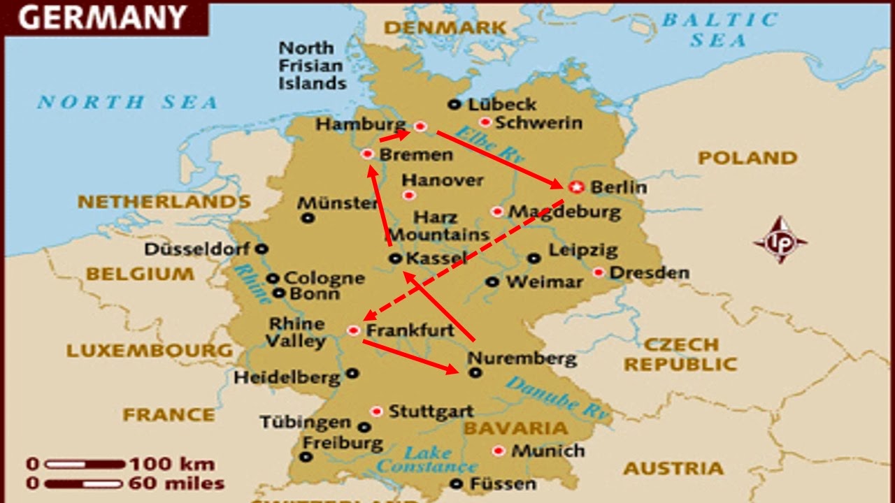 Mapa de Colonia - Guia de Alemania
